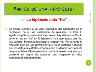 Pruebas de Hipótesis | PPTX