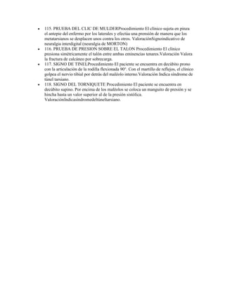 Pruebas especiales en fisioterapia | DOCX