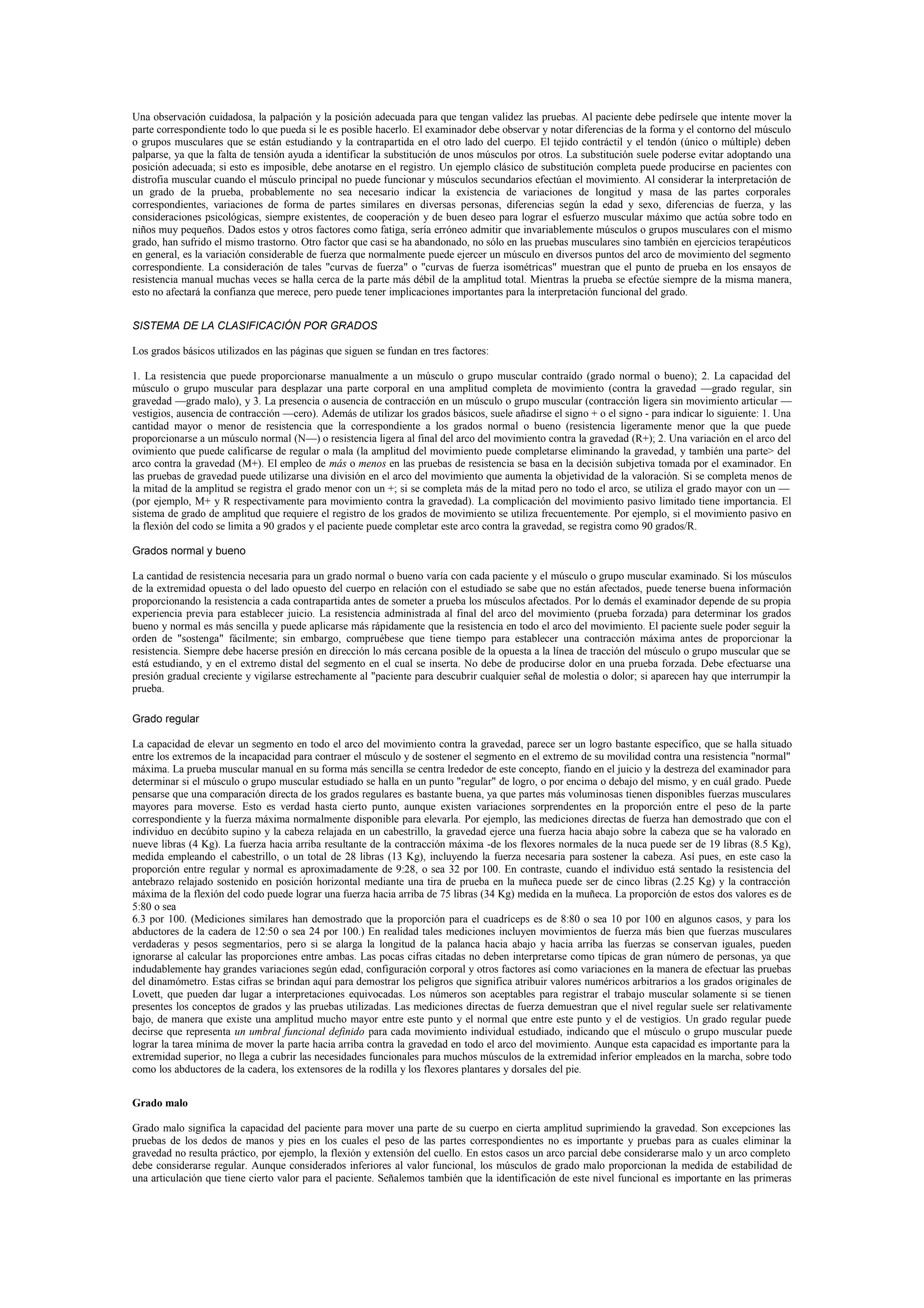 Pruebas funcionales musculares Daniels | DOC