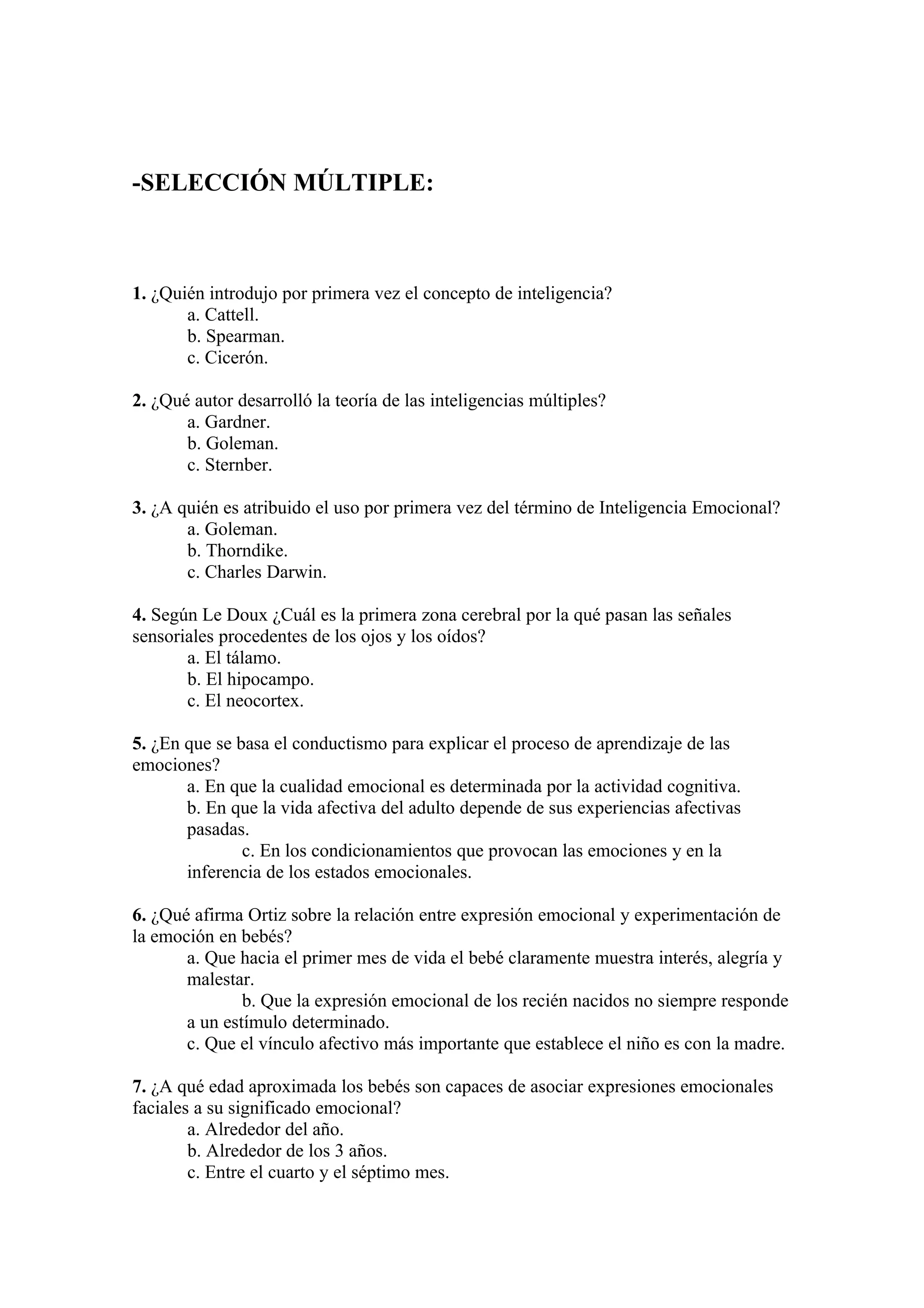 Pruebas objetivas | DOC