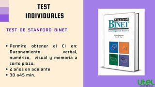 Pruebas de inteligencia (Beta III, Test de Bender, Test de inteligencia ...