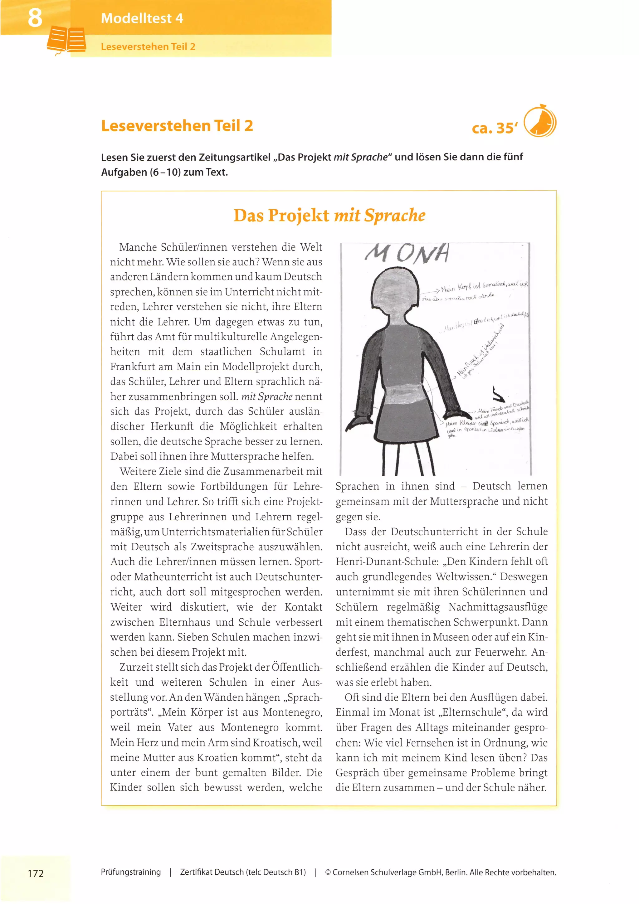 Pruefungstraining zertifikat telc deutsch b1 ocr | PDF