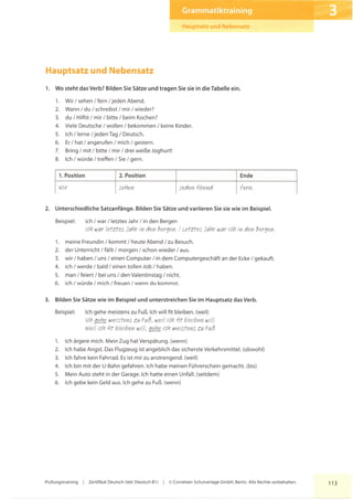 Pruefungstraining zertifikat telc deutsch b1 ocr | PDF