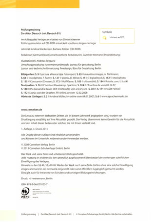 Pruefungstraining zertifikat telc deutsch b1 ocr | PDF