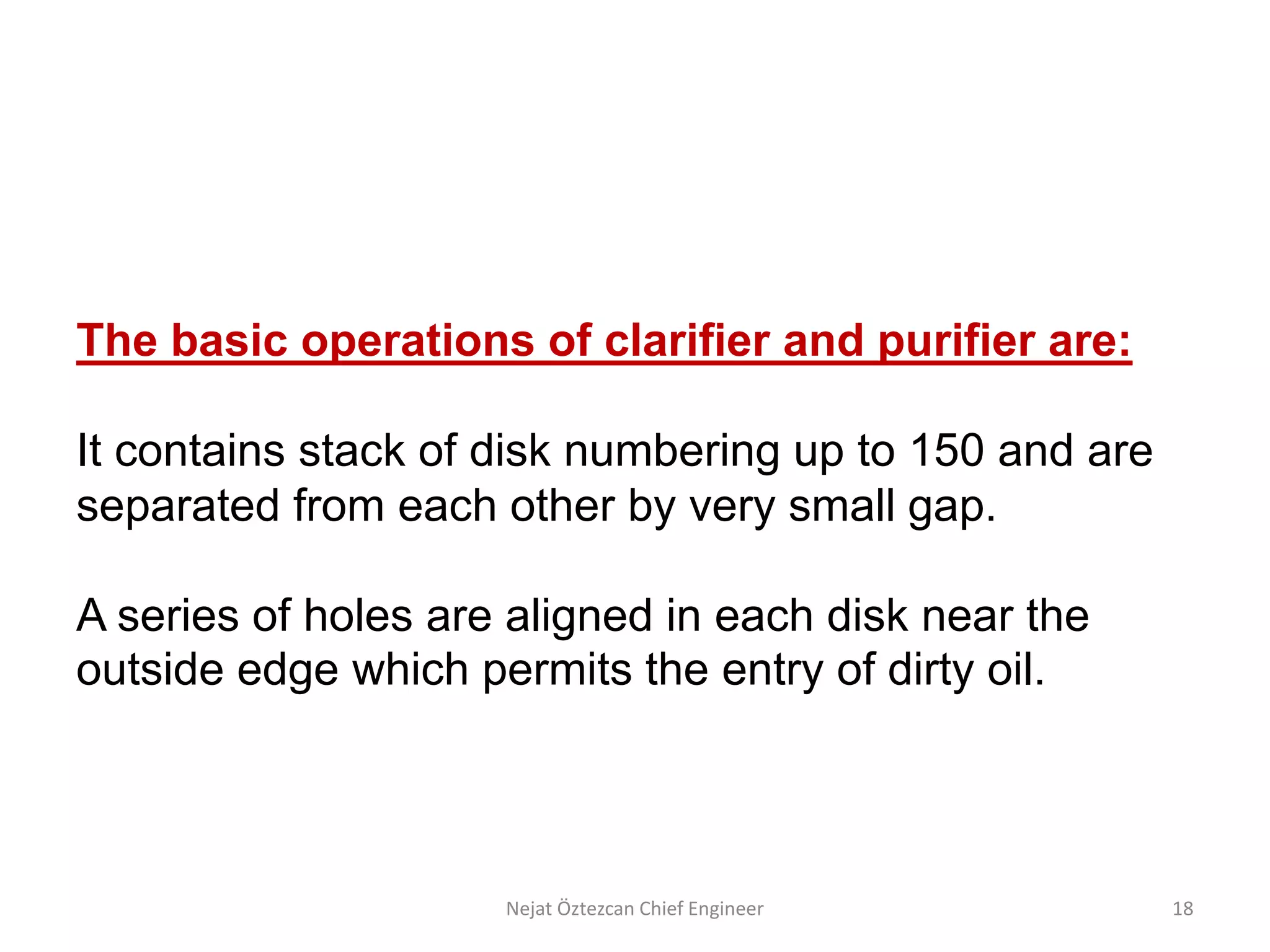 Prufiers and Clarifiers | PPTX