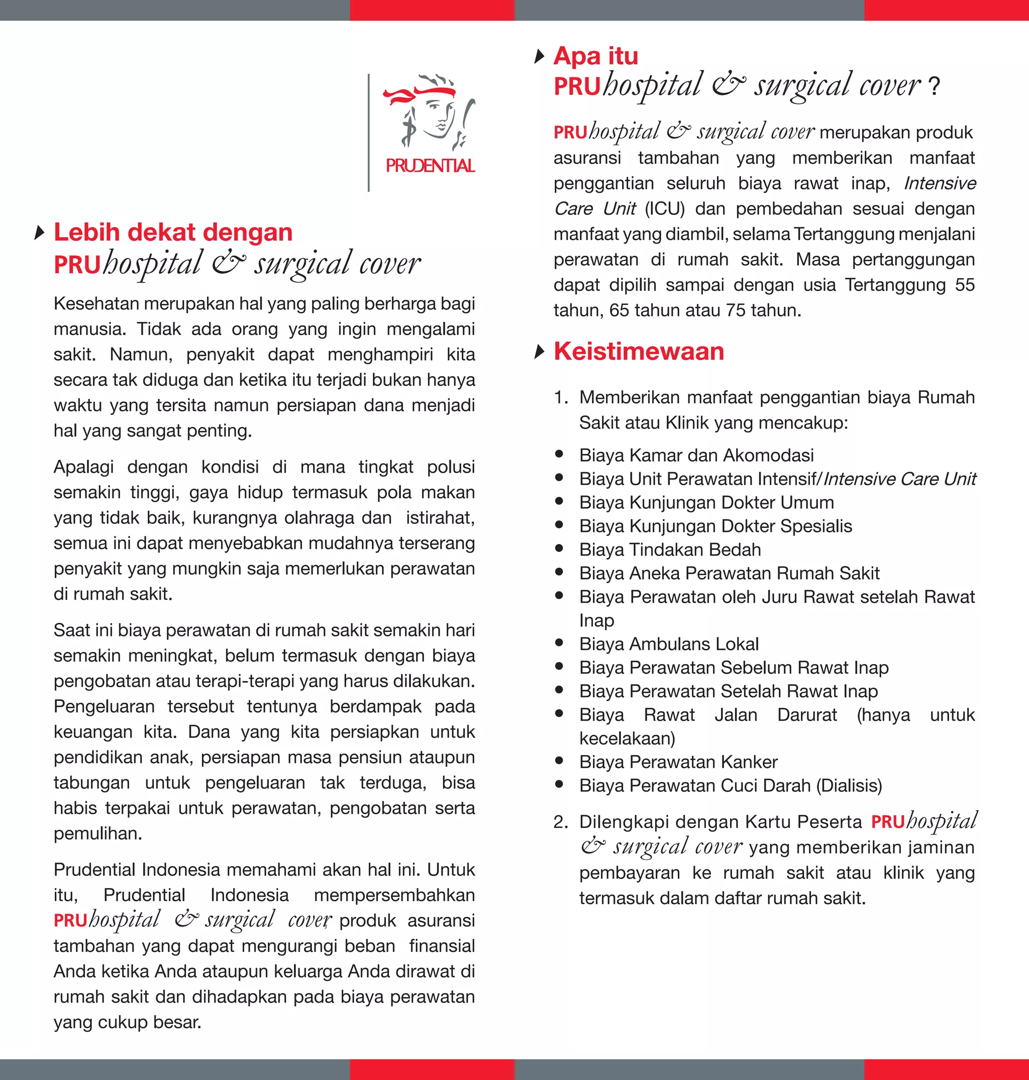 Pru hospital and surgical cover | PDF