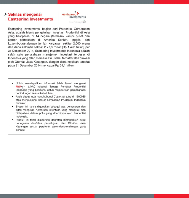 PruMy Child Brochure | PDF