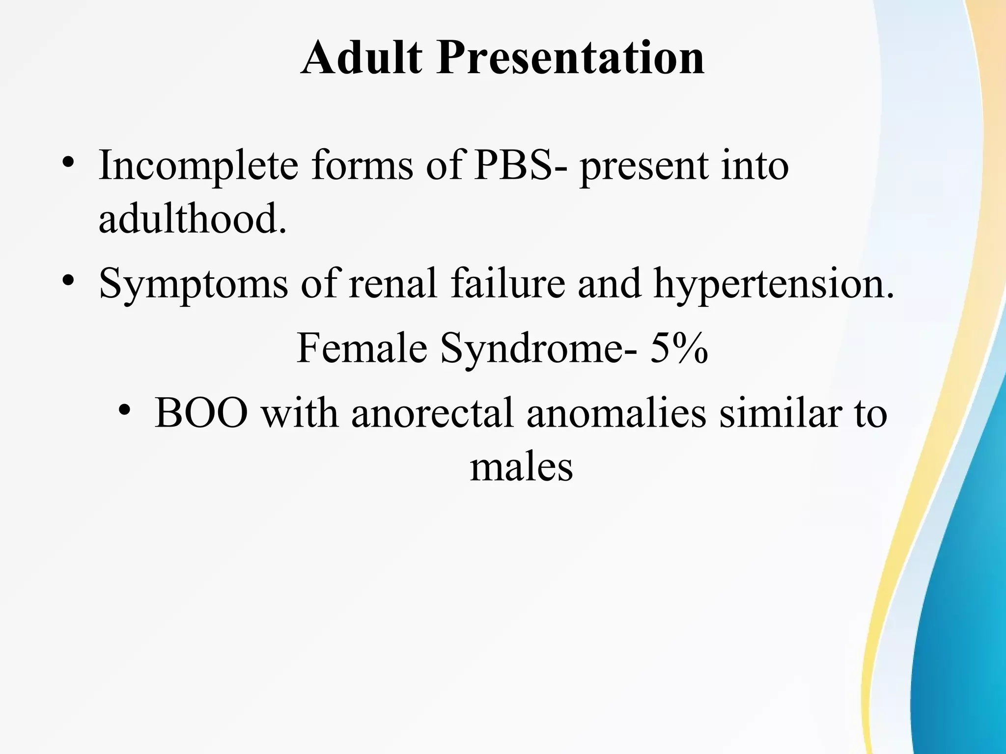 Prune belly syndrome | PPT