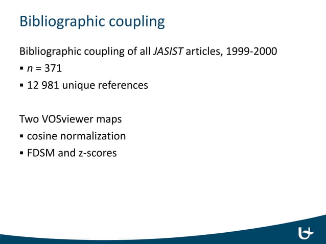 Pruning cooccurrence networks | PPT