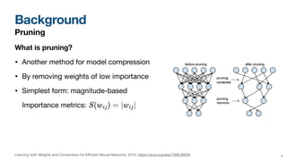 社内勉強会資料_Pruning in Large Language Models | PPT