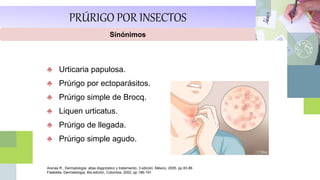 Prurigo por insectos | PPTX
