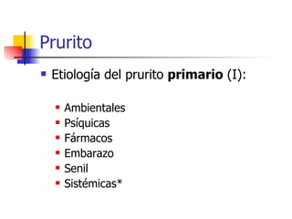 Prurito | PPT