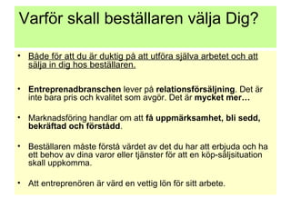 Pruta Inte Med Dig SjäLv! | PPT