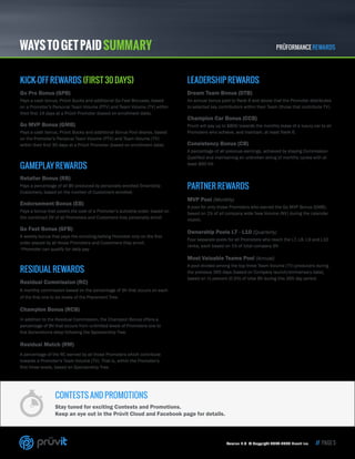 Pruvit Compensation Plan | Pruvit Rewards | PDF