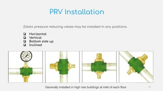 Pressure Reducing Valve (PRV) - Part1 | PDF