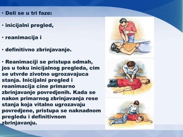 Prva pomoc kod povreda grudnog kosa | PPTX