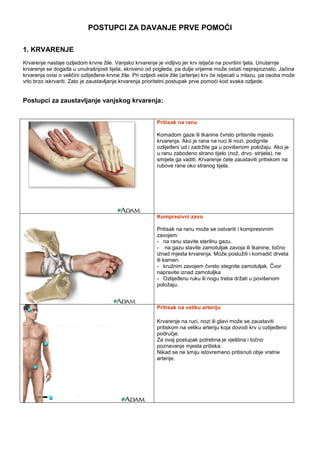 Prva pomoc prirucnik | PDF