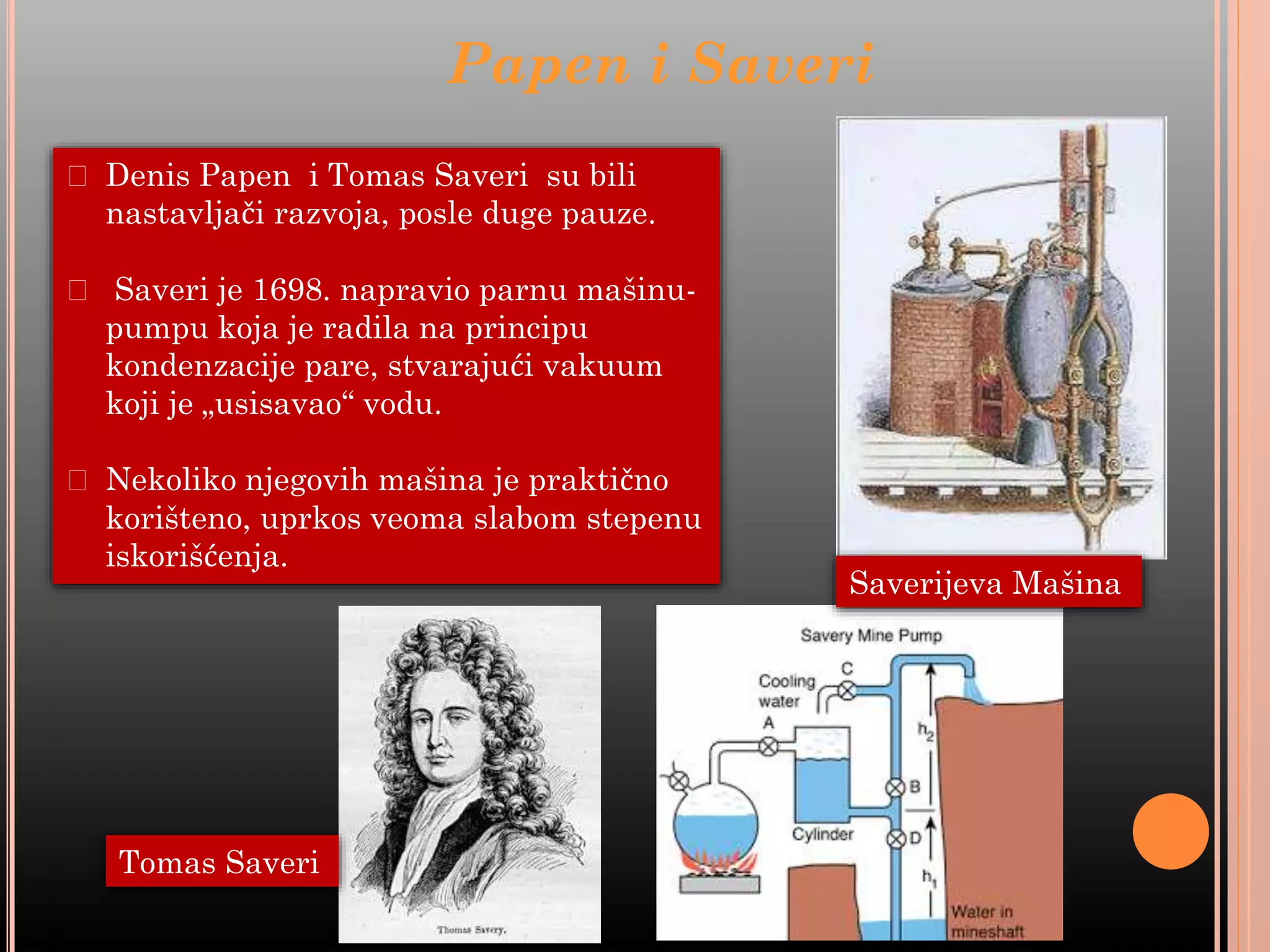 Prve parne masine | PPTX