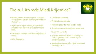 Prvi rodjendan mladih krijesnice | PPT
