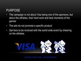 Visa Go World Campaign for 2012 London Olympics | PPTX