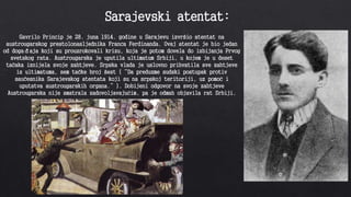 Prvi svjetski rat | PPTX