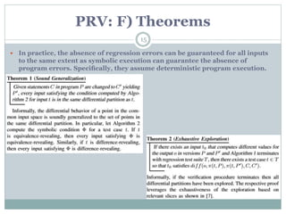 Partitioned Based Regression Verification | PPT