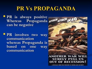 PR vs Advt, Publicity and Propoganda.ppt