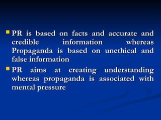 PR vs Advt, Publicity and Propoganda.ppt
