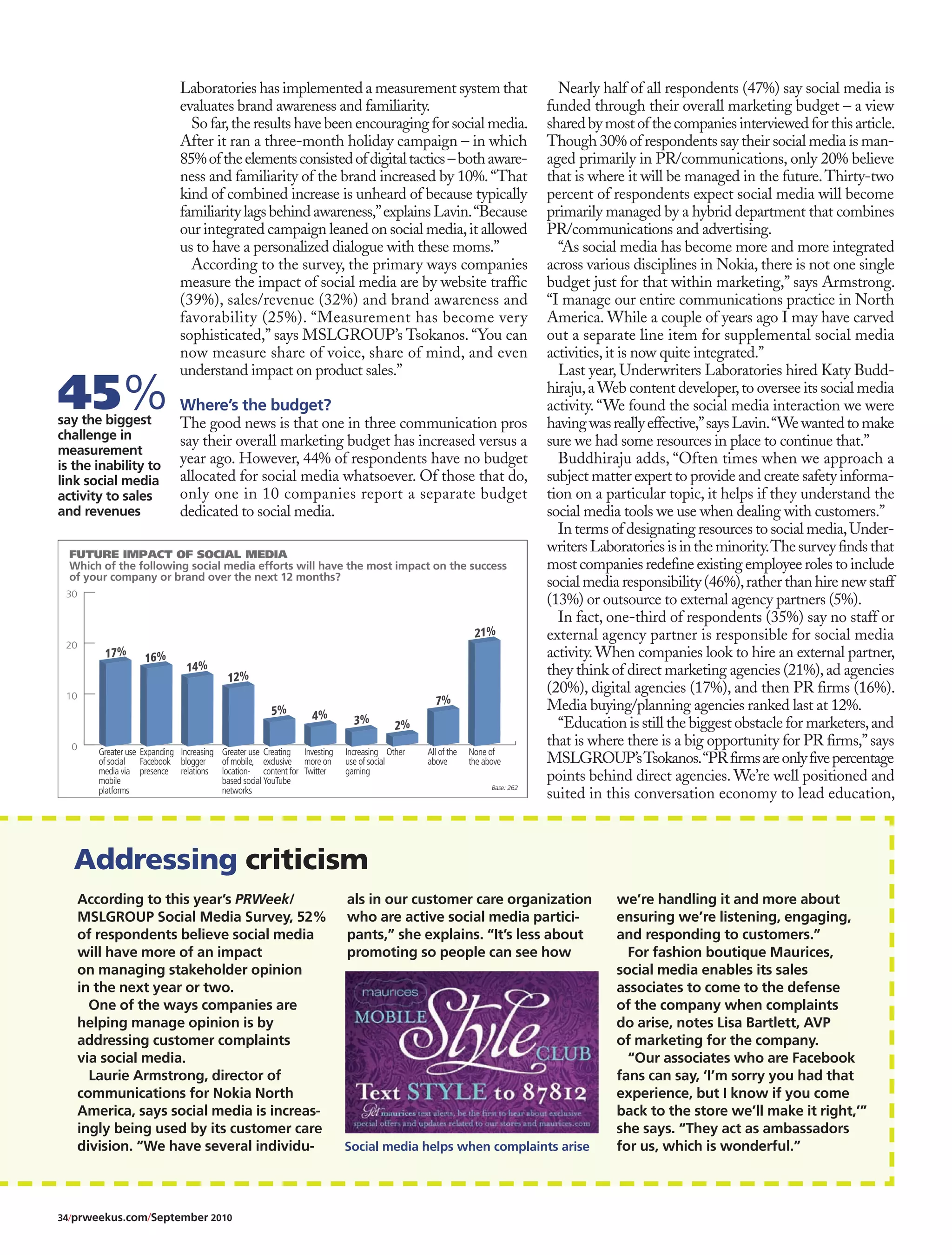 PRWEEK MSLGROUP Social Media Survey | PDF | Social Networking | Internet