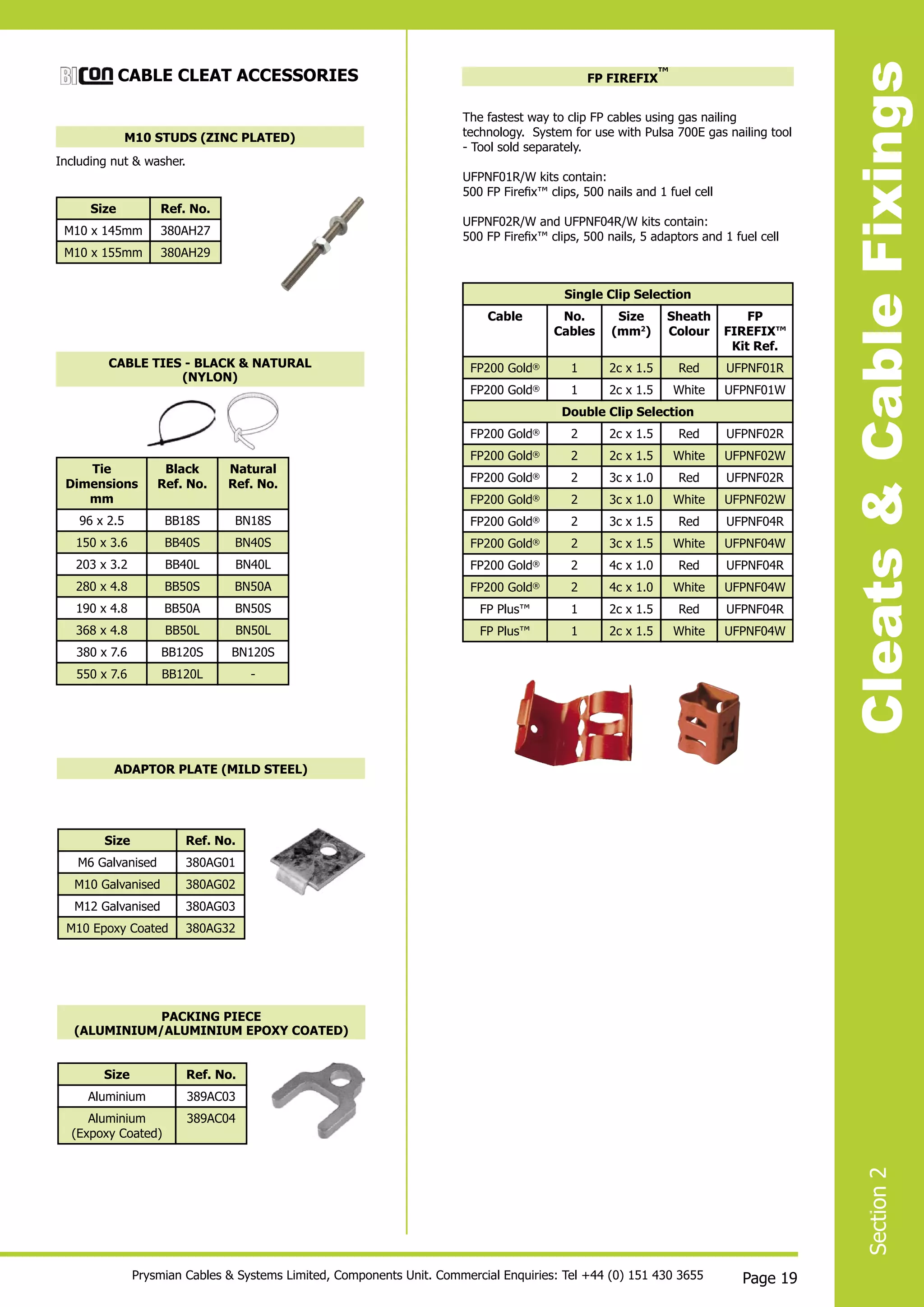 Prysmian (BICON) Cable Glands for FP Cables - FP200, FP Plus, FP400 ...