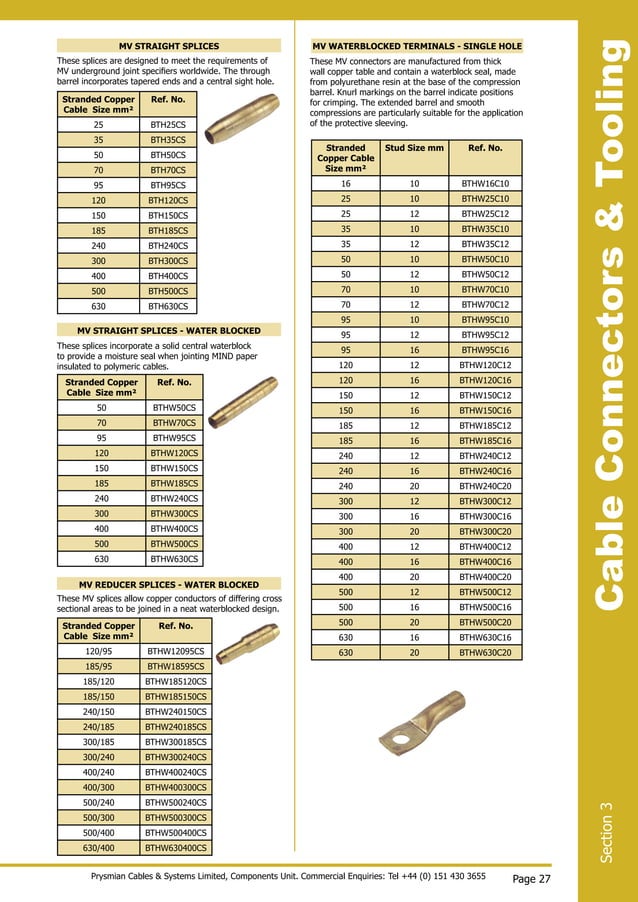 Prysmian (BICON) Cable Glands for FP Cables - FP200, FP Plus, FP400 ...