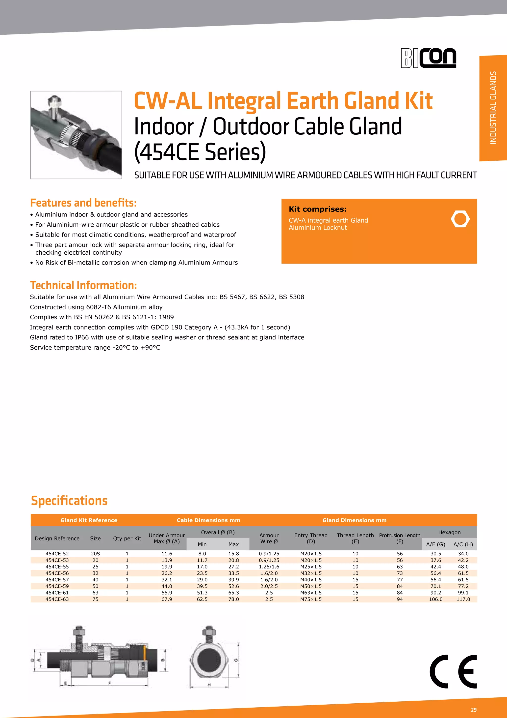 Prysmian Cable Glands Catalogue | PDF | Telecommunications Industry ...