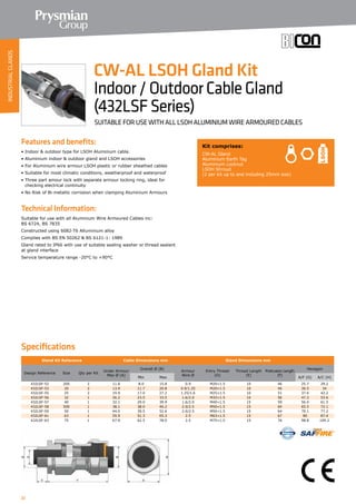 Prysmian Cable Glands Catalogue | PDF | Telecommunications Industry ...