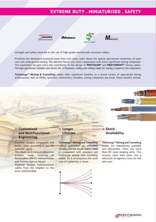 Prysmian Cables - Prysmian Mining & Tunnelling Cables | PDF