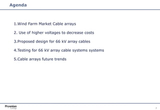 66kV Offshore Wind Farm - Wet Design for Higher Voltage Wind Farm ...