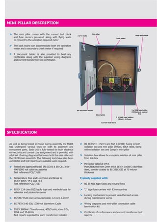 Prysmian Metering Link Disconnect Box & Mini Pillar | PDF