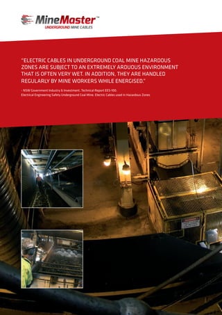 Prysmian Mine Master Electrical Cables For Mining Industry | PDF