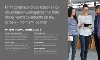 Prysm visual workplace brochure | PPT
