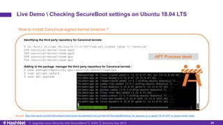 Upgrade Ubuntu 18.04 Security with Secureboot | PPT