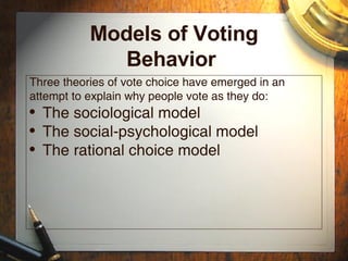 PS 101 Voting & Elections | PPT