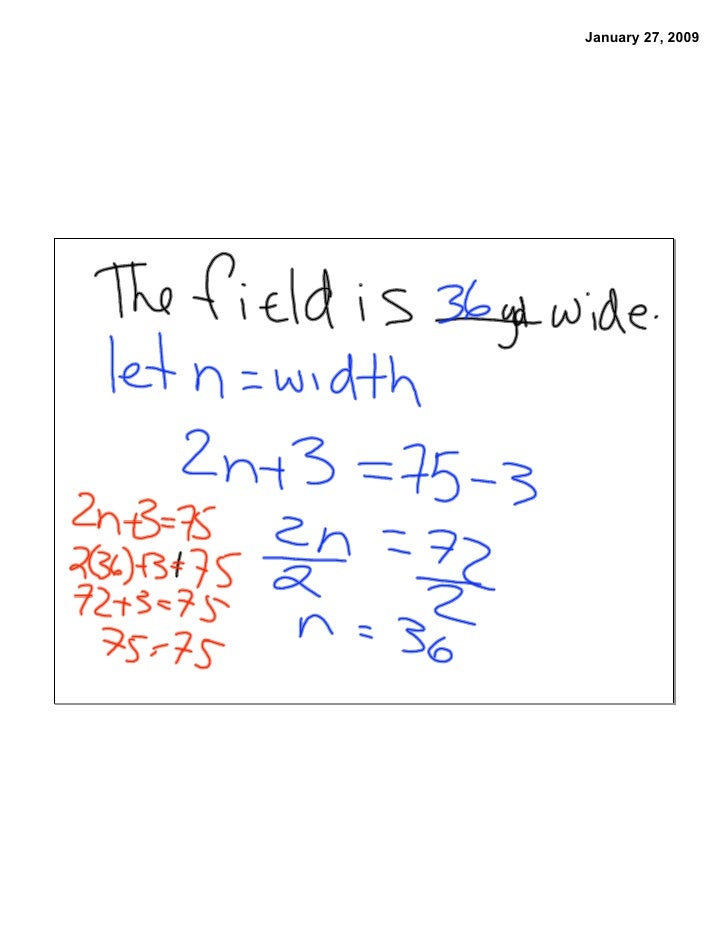 algebra Problem Solving