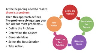 چارەسەر کردن کێشەکان | PPTX