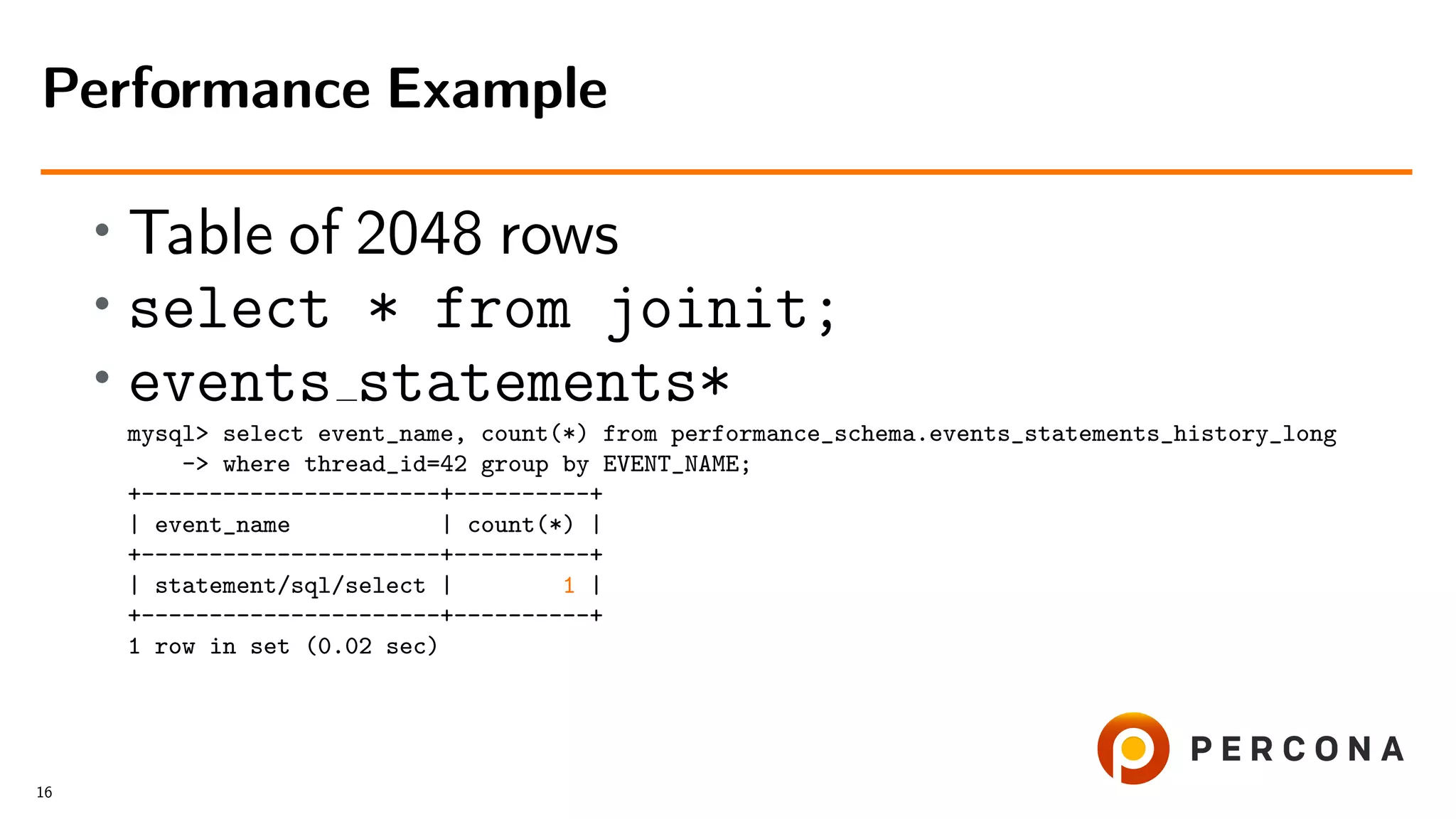 Mysql Performance Schema In 20 Minutes Pdf Databases Computer Software And Applications