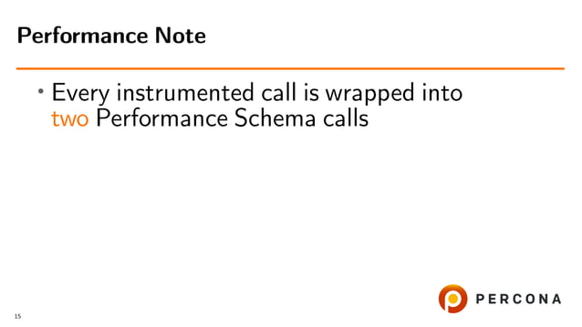 Mysql Performance Schema In 20 Minutes Pdf Databases Computer Software And Applications