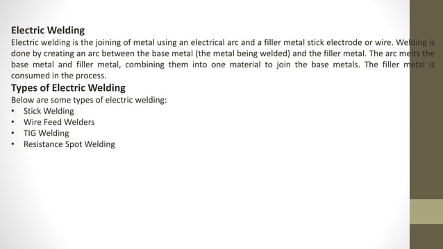 power systems ppt on Arc welding and Electric welding equipment and ...