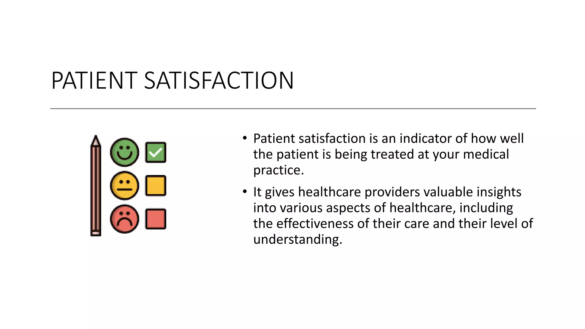 Patient satisfaction | PPTX