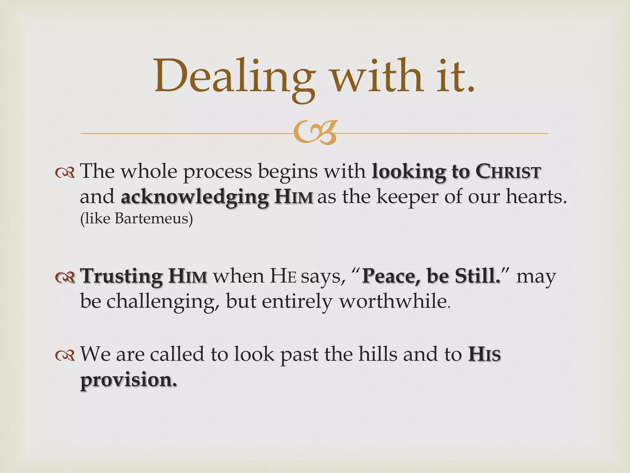 Ps.121 God is our keeper | PPTX