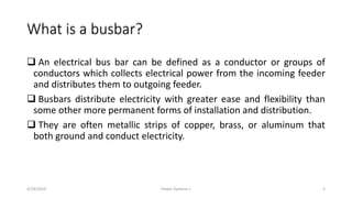 Various Bus-Bar Arrangements. | PPTX