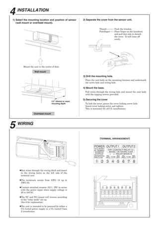 Takex PS-520E Instruction Manual | PDF