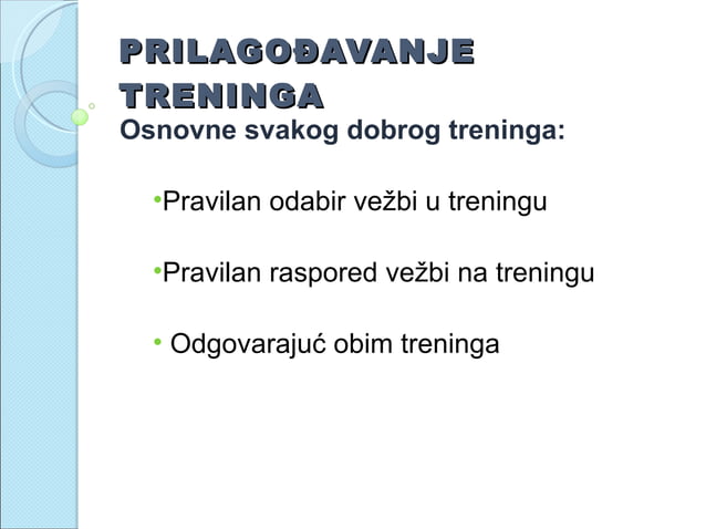 Ps adas seminar 2 - alen radosevic - odabir treninga | PPS